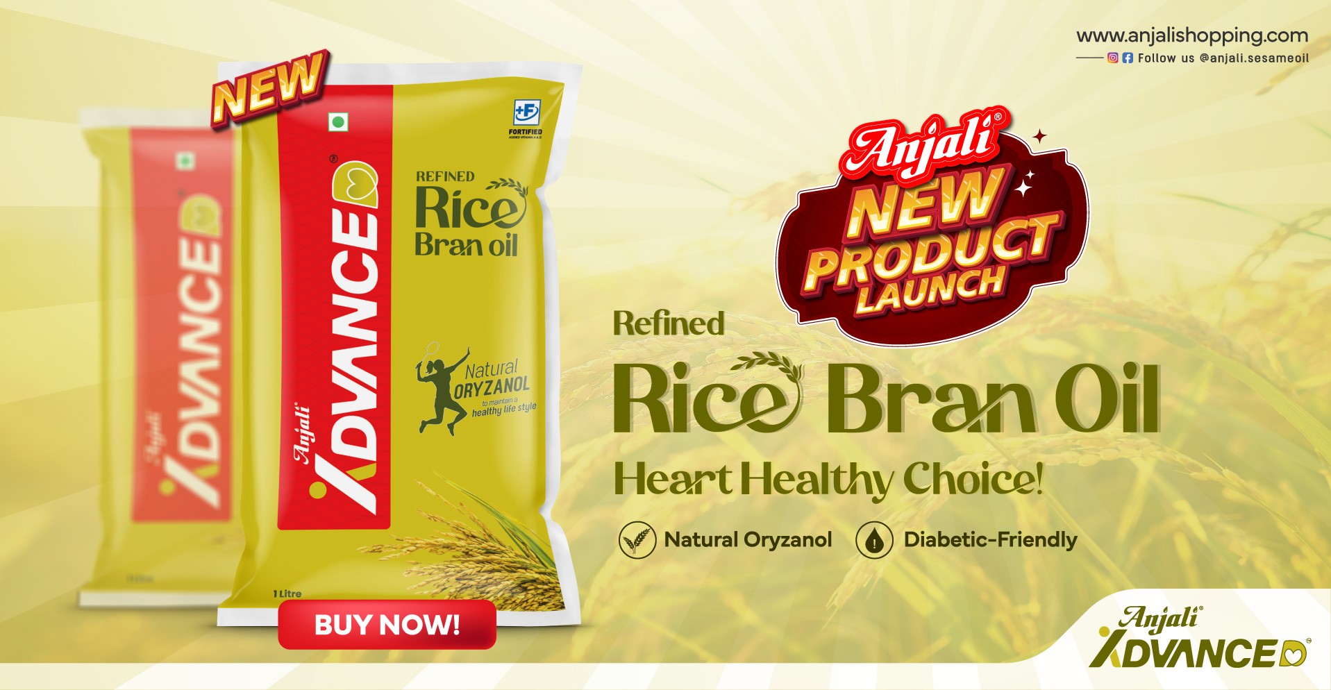 Anjali Sesame oil, gingelly oil, ground nut oil, pulses, rice & millets ...